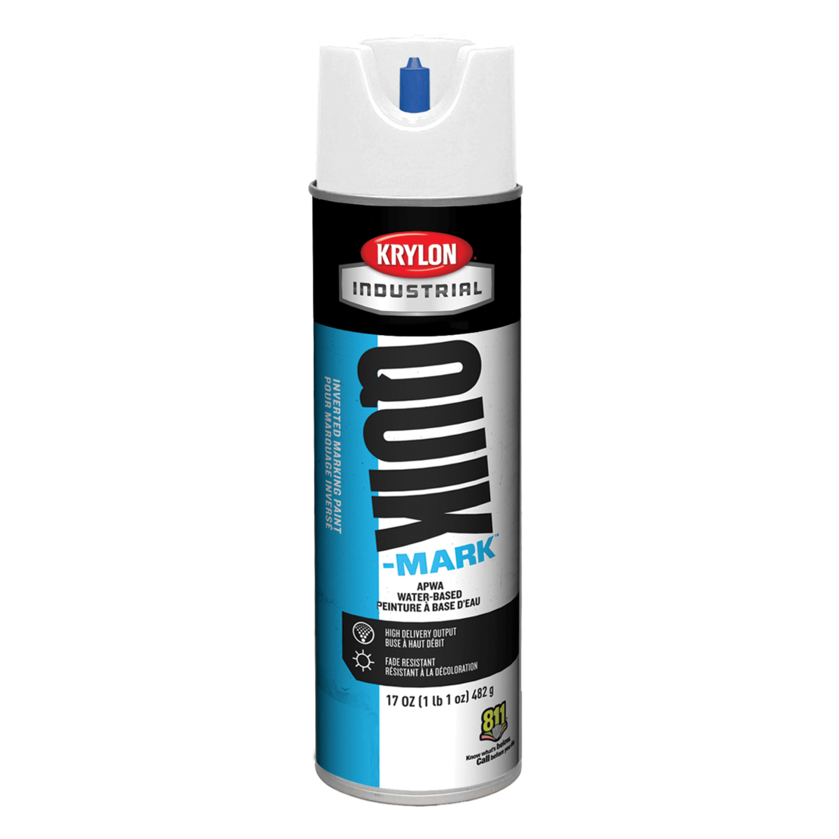 Krylon® Industrial Quik-Mark™ Water-Based Inverted Marking Spray Paint ...
