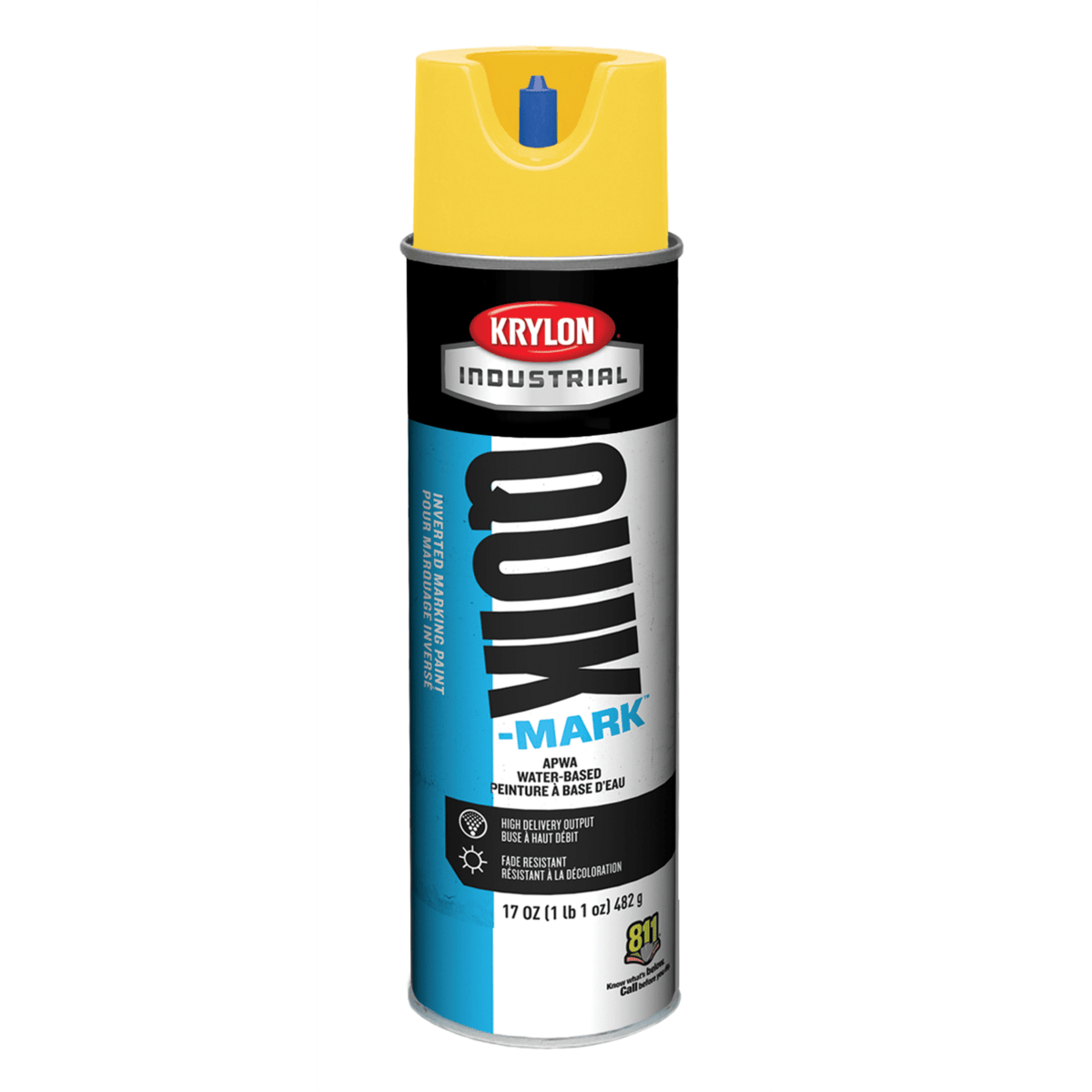 Krylon® Industrial Quik-Mark™ Water-Based Inverted Marking Spray Paint ...