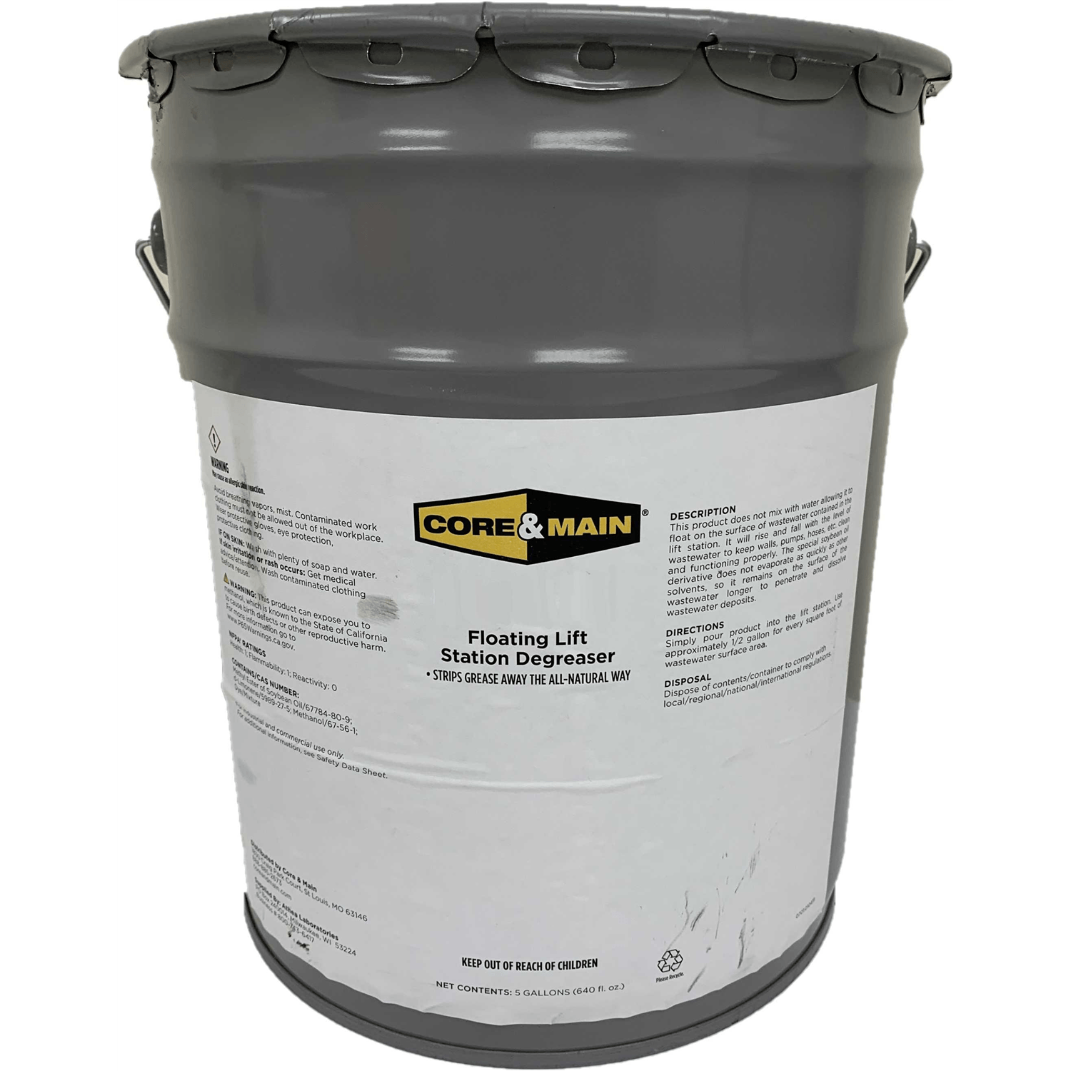 Core & Main d-SOLV LS Floating Lift Station Degreaser w/ Red Indicator ...