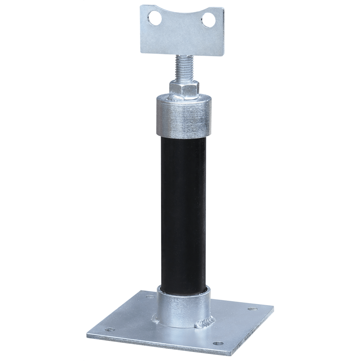Trumbull Adjustable Pipe Support Stand 16" Flanged Type Carbon Steel ...