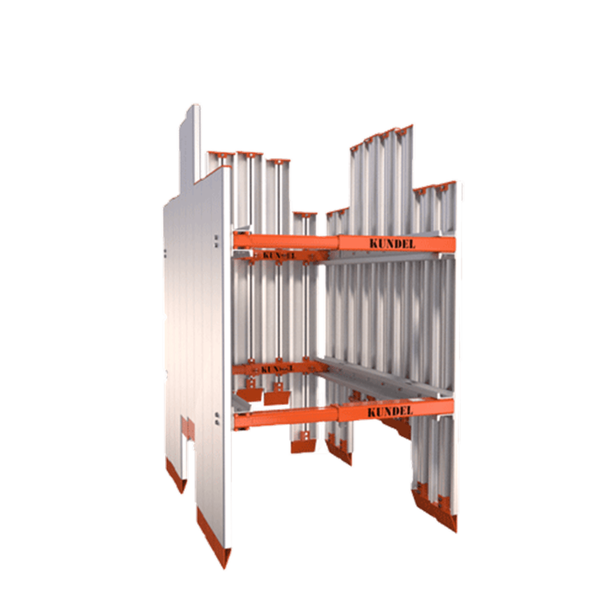 Kundel V-Panel Aluminum Slide Rail System