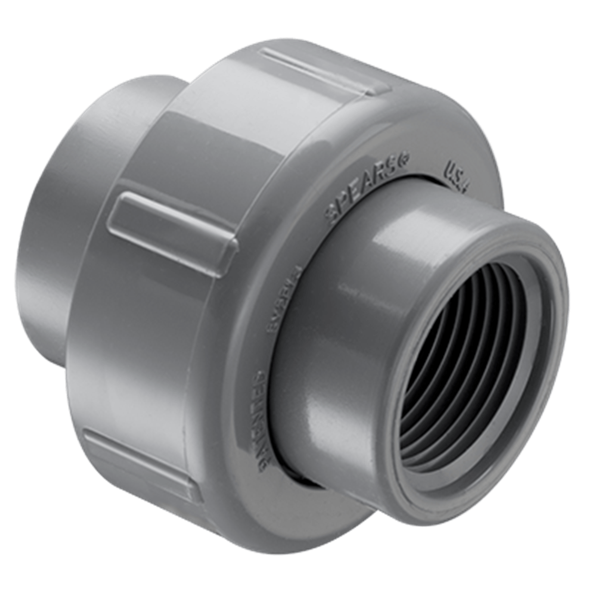 Spears Schedule 80 CPVC EPDM Union, Slip x Slip