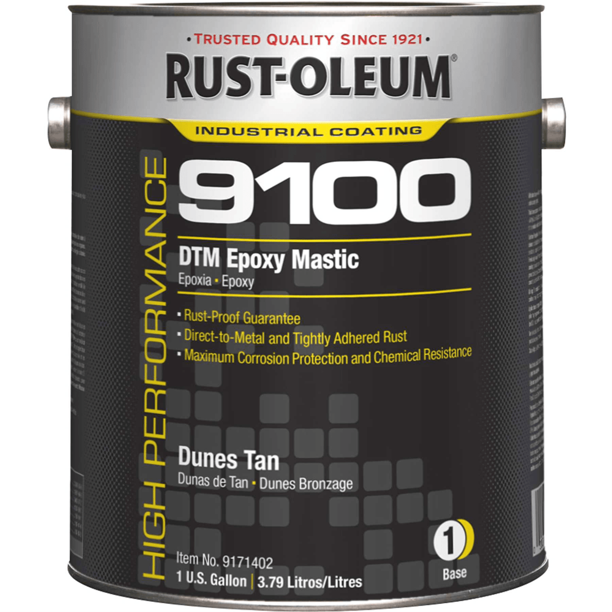 Rust-Oleum® 9100 System DTM Epoxy Mastic, Dunes Tan, 1 Gallon (2-Pack ...