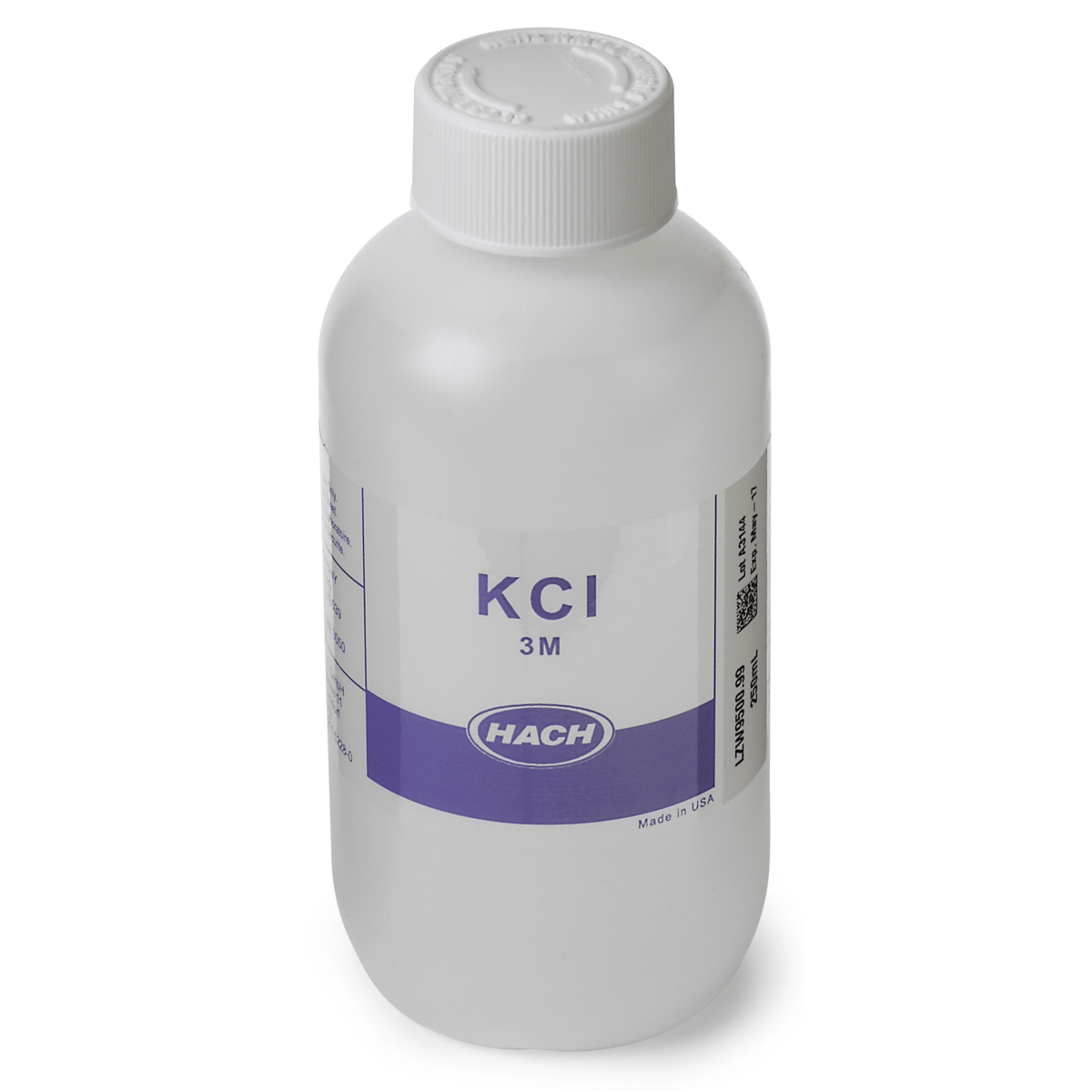 Hach Filling Solution, Reference, 3 M KCl, 250 mL, LZW9500.99