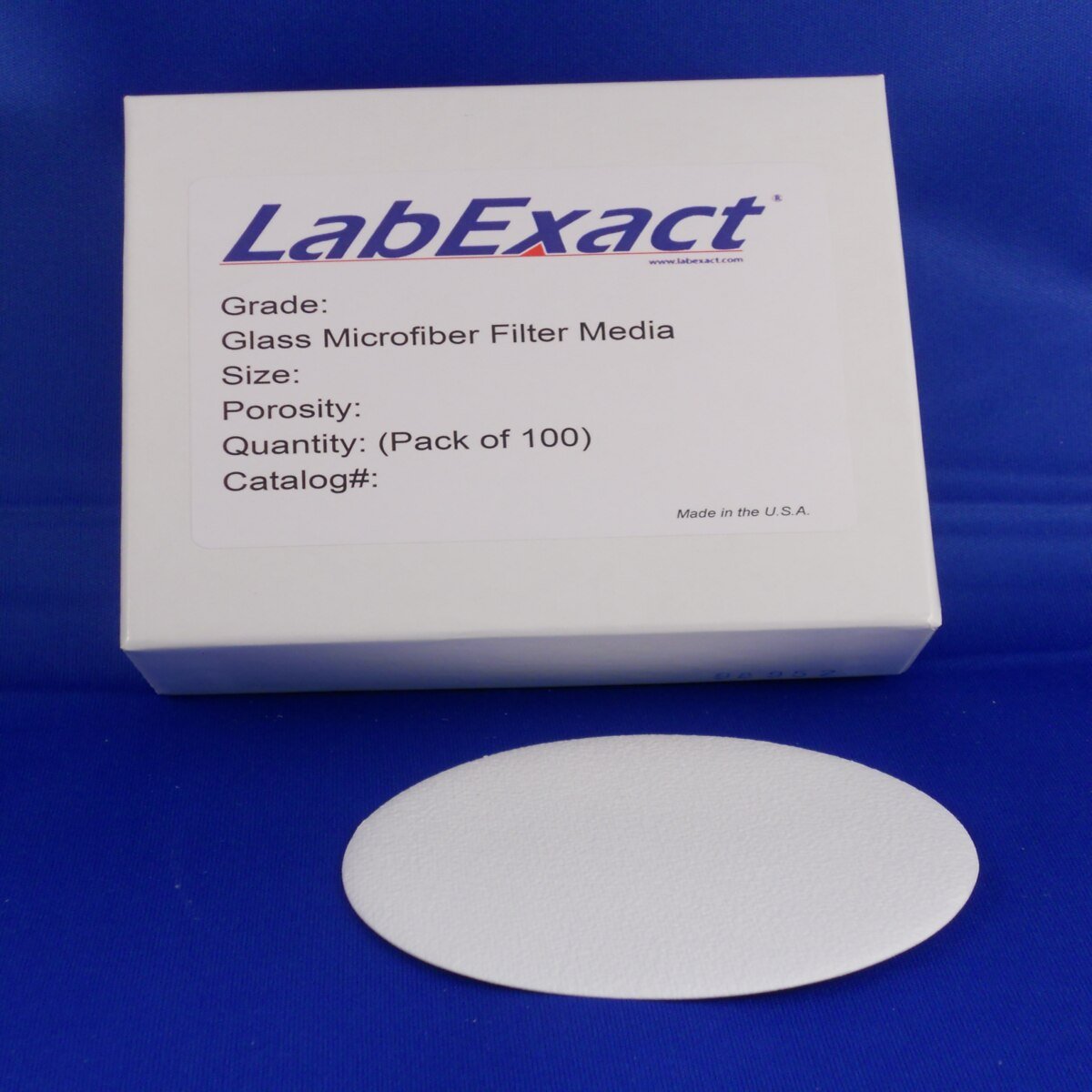 Core & Main Grade E Binderless Glass Fiber Filter, 47 mm, Pack of 100