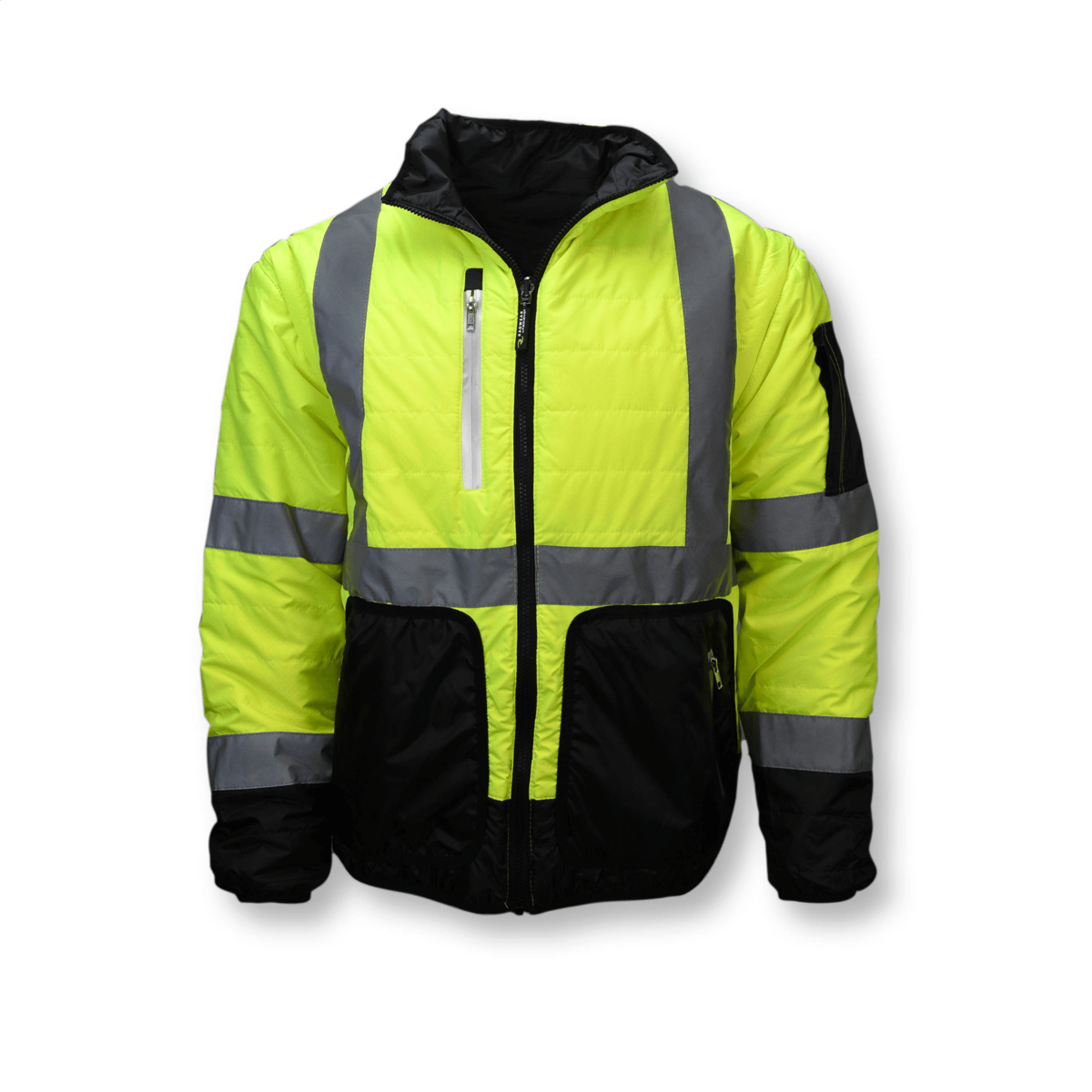 Radians Quilted Reversible Four-in-One Jacket w/ Zip-Off Sleeves