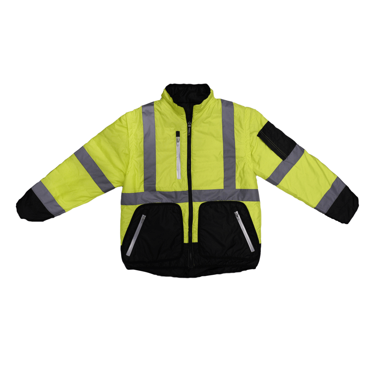 Radians Quilted Reversible Four-in-One Jacket w/ Zip-Off Sleeves