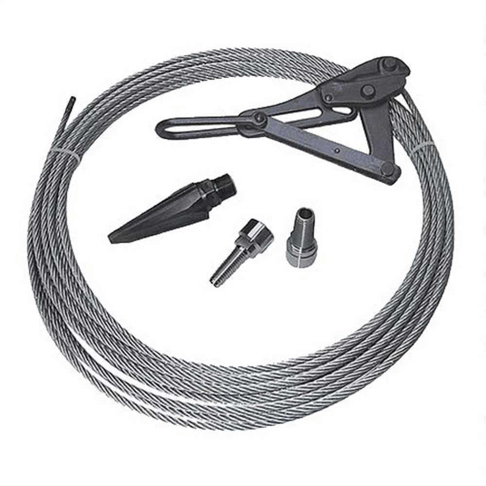 Wheeler Rex Pipe Puller Cable w Ferrule 3 8 x 50