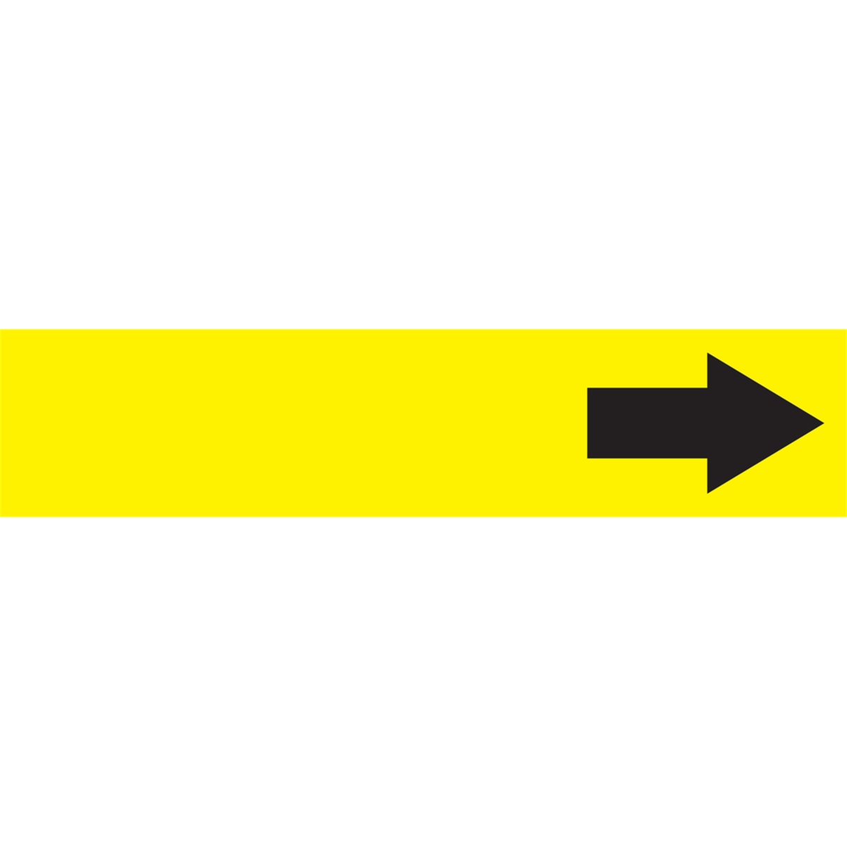 Snap Tite Pipe Markers, (Arrow) Black/Yellow
