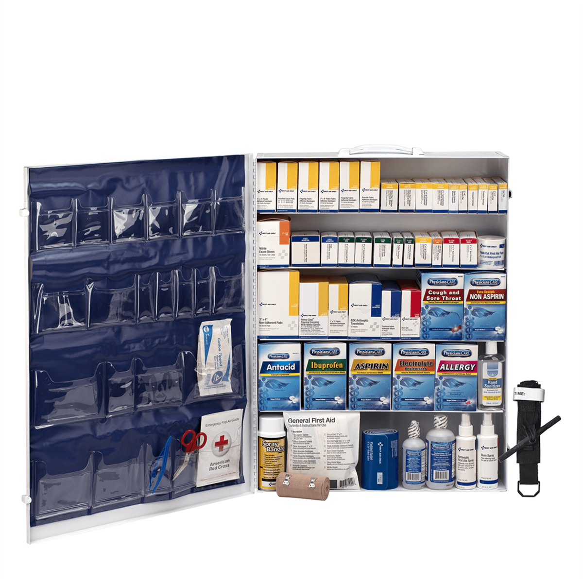 Acme United 200 Person ANSI 2021 Class B, 5 Shelf First Aid Cabinet