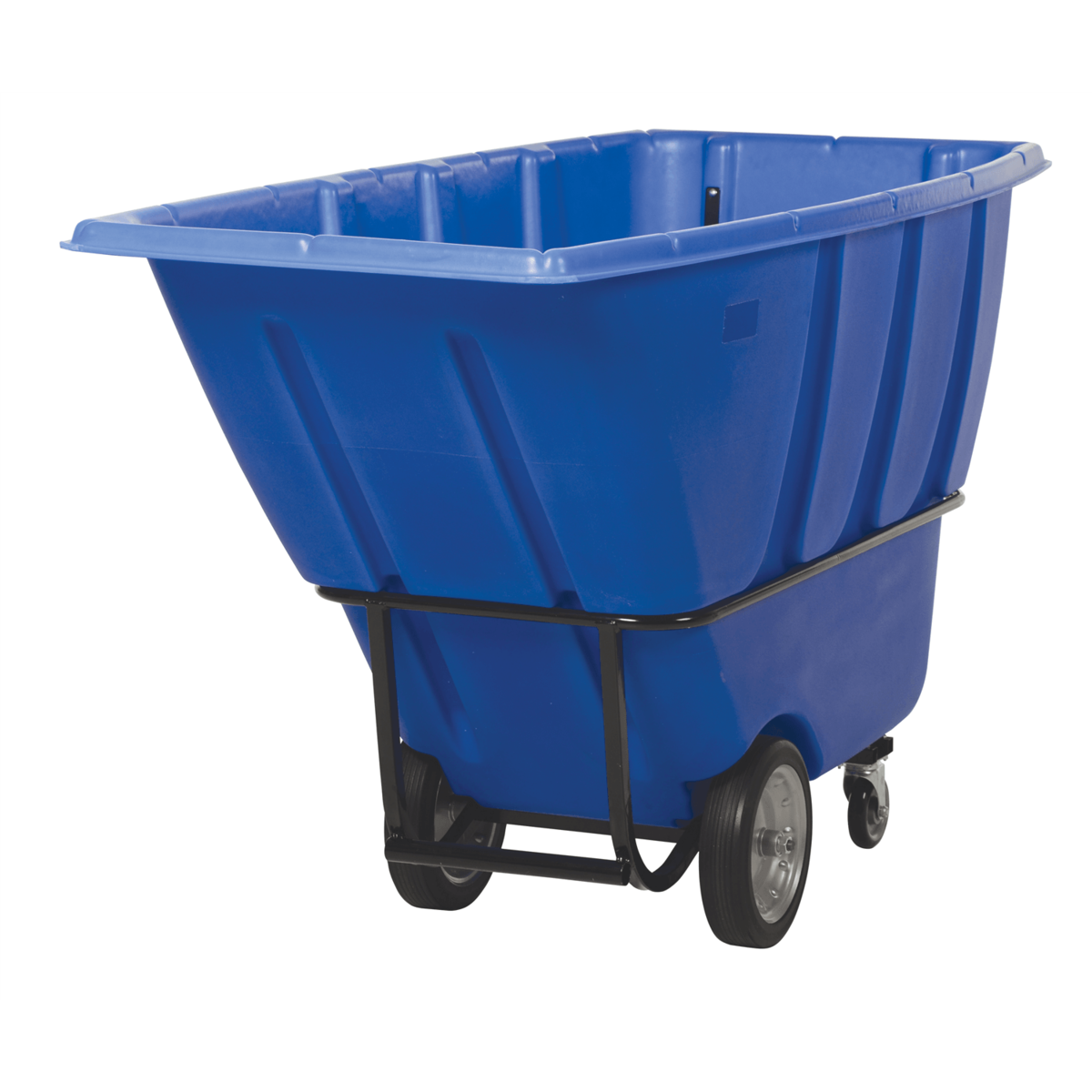 Vestil Plastic Heavy Duty Tilt Truck 1 Cubic Yard 2100 Lb. Capacity ...