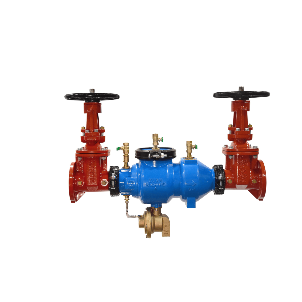 Zurn 375A Reduced Pressure Principle Backflow Preventer with OS&Y Gate ...