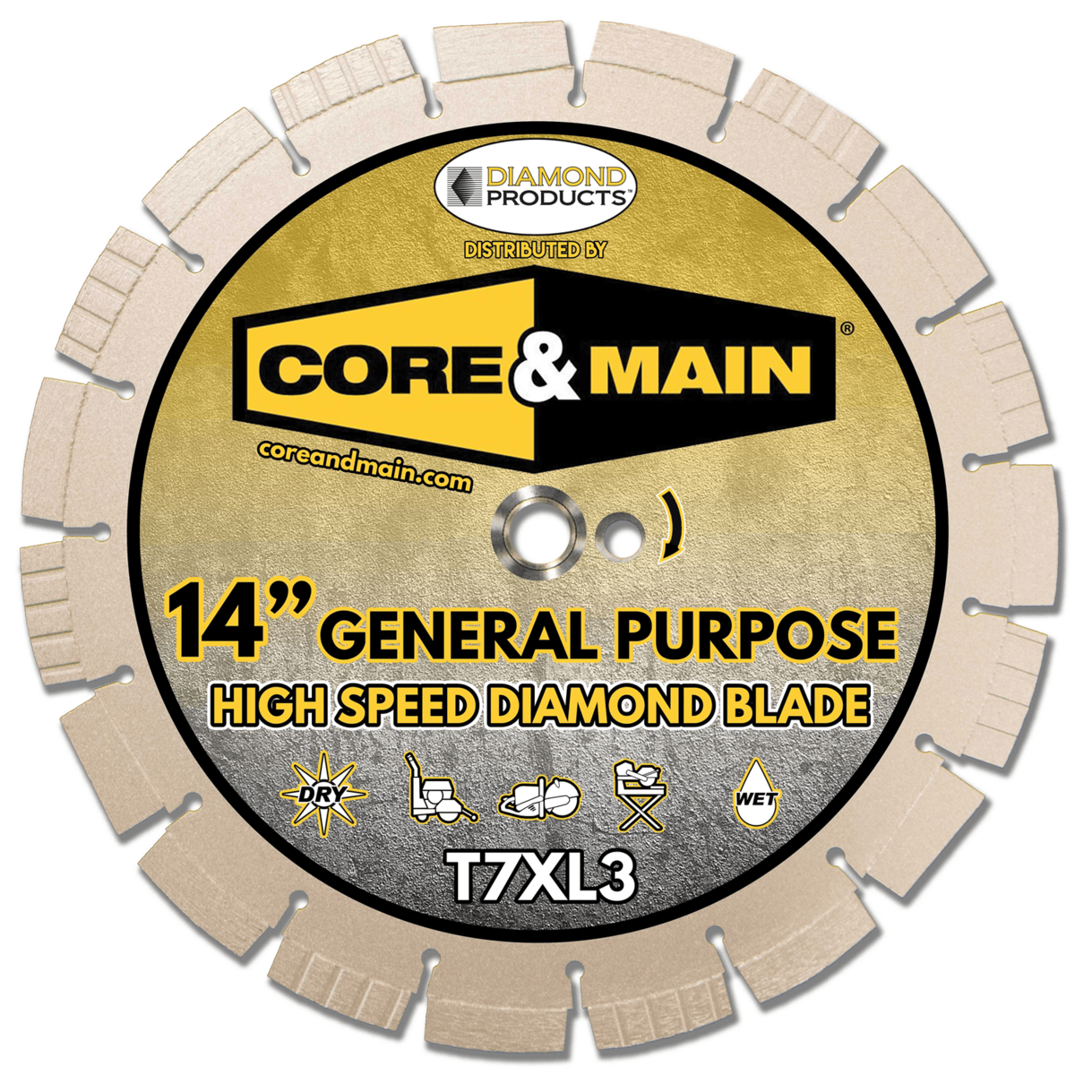 Core & Main 14" General Purpose Fast Cutting High Speed Blade
