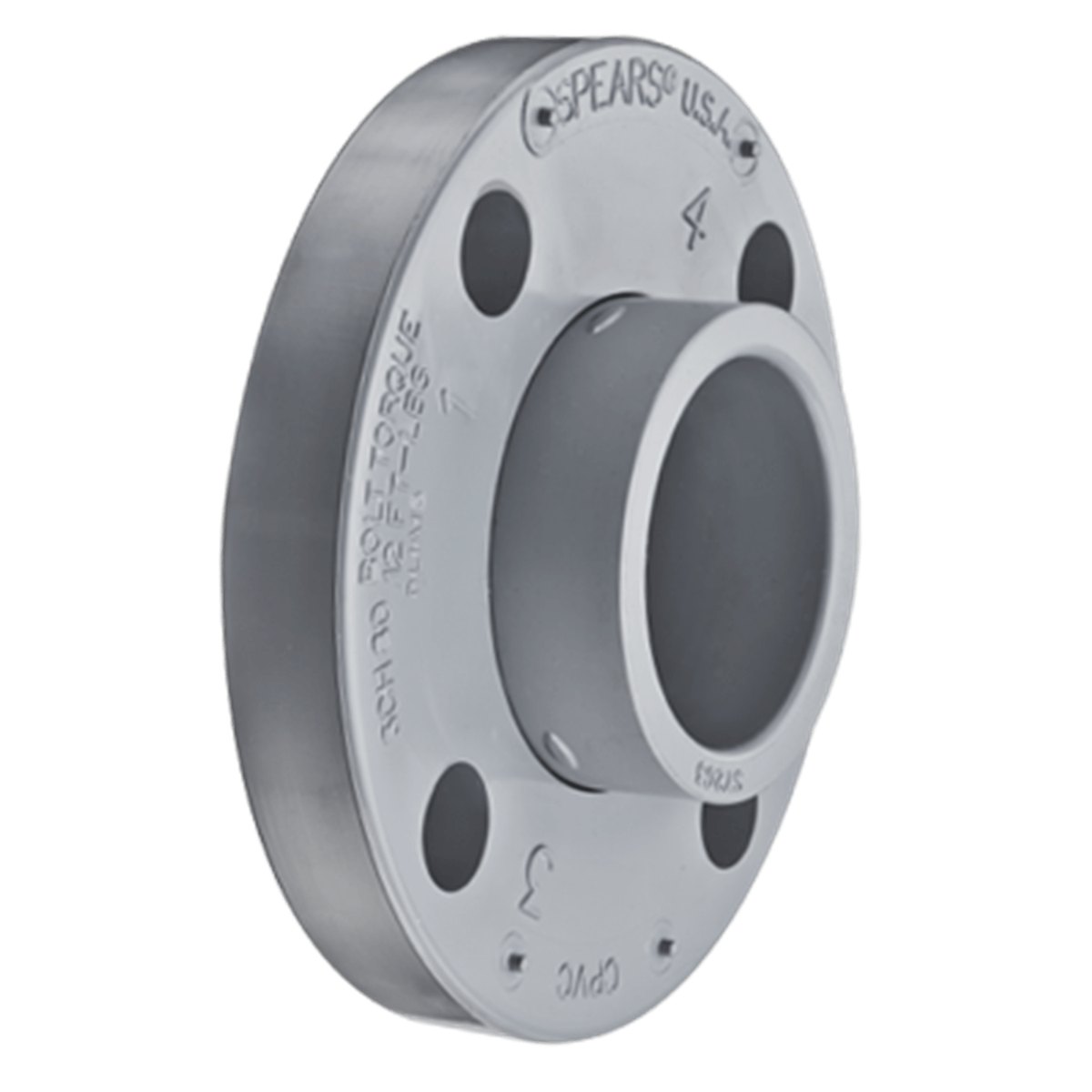 Spears Schedule 80 CPVC Van Stone Flange, Slip