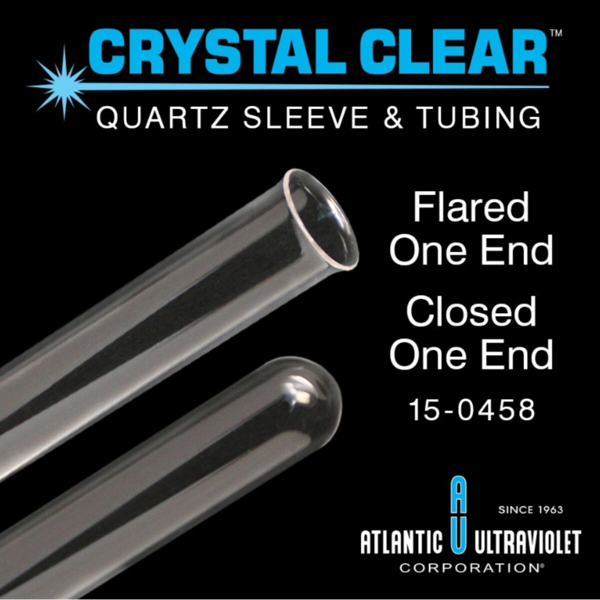 Atlantic Ultraviolet Crystal Clear™ Quartz Sleeve for Trojan 316136 ...