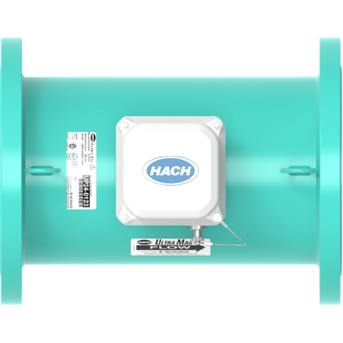 Hach UltraMag 5000, 16 in, 115VAC Remote Mount Converter 4 to 20mA and ...