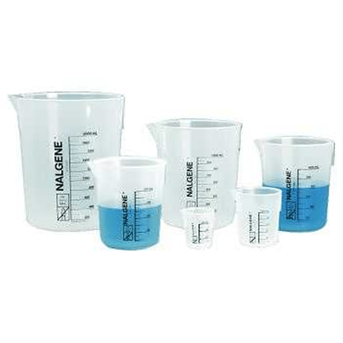 Nalgene™ Polypropylene Griffin Low-Form Plastic Beaker, 400 mL, 1201-0400